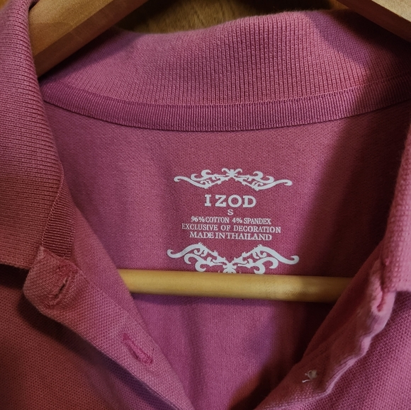 Izod | Tops | Y2k Bubblegum Pink Izod Polo Shirt | Poshmark